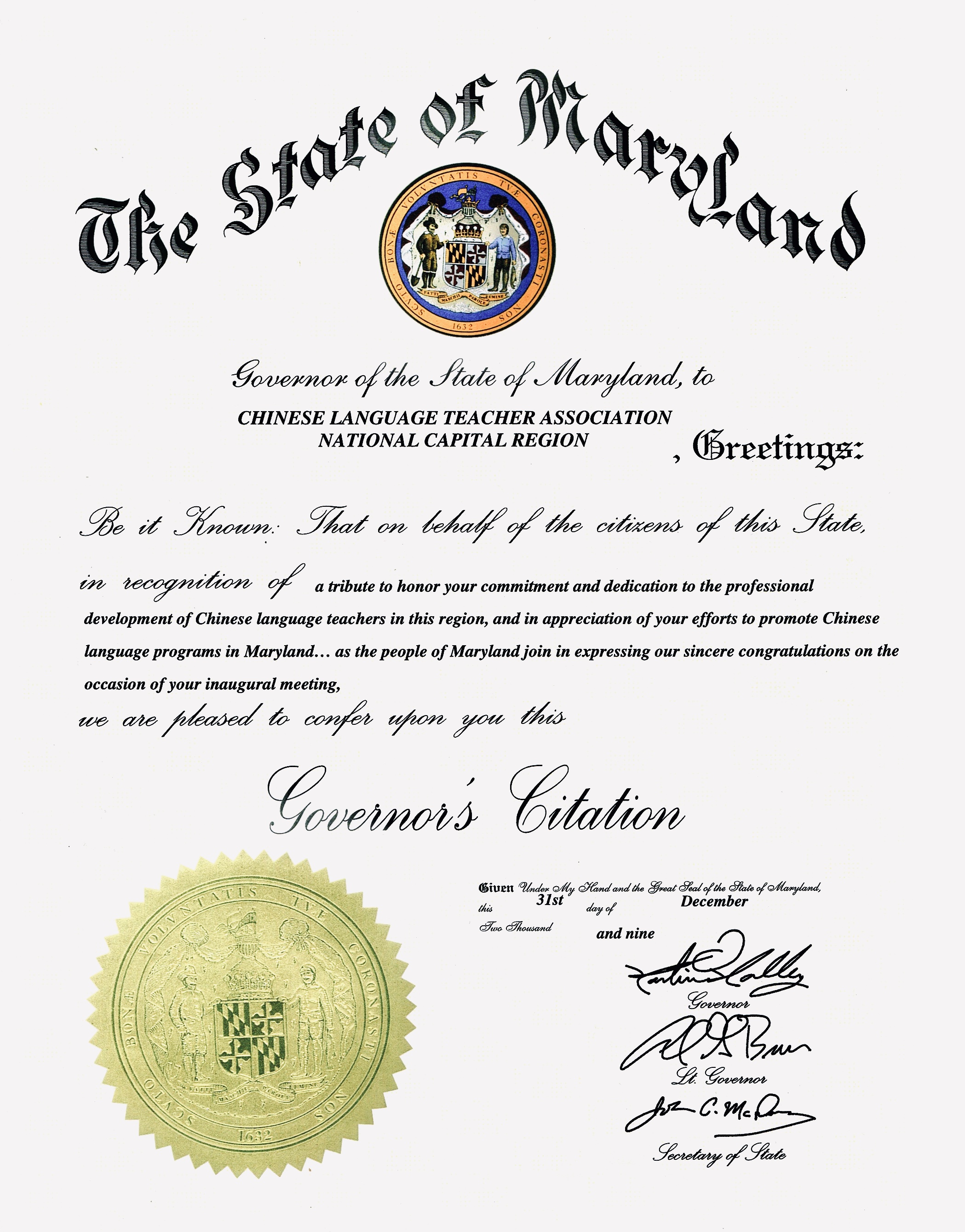 In celebration of the 10th Anniversary of the CLTA-NCR – Chinese ...